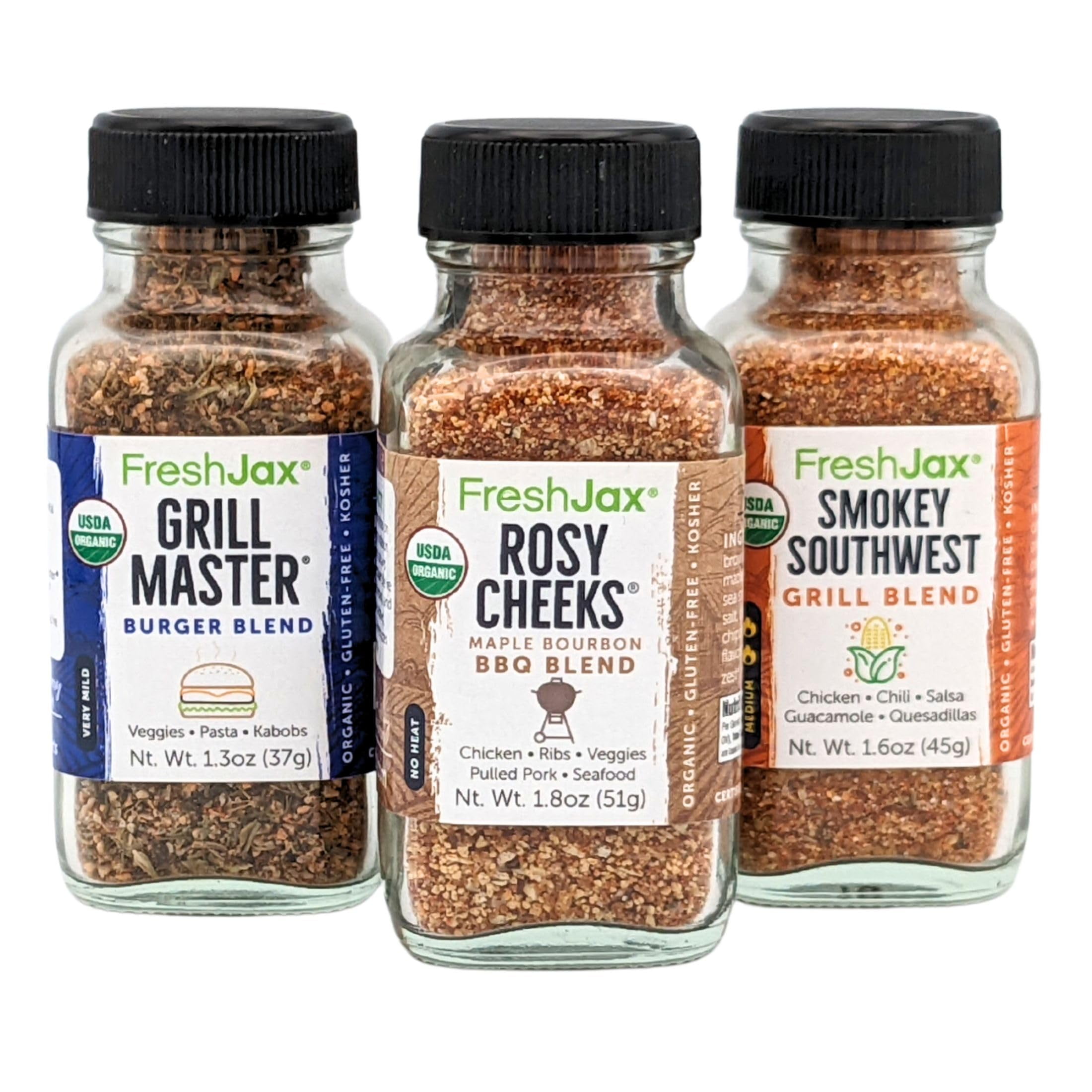 FreshJax Beef Seasoning Gift Set | Pack of 3 Organic Spice Set ...