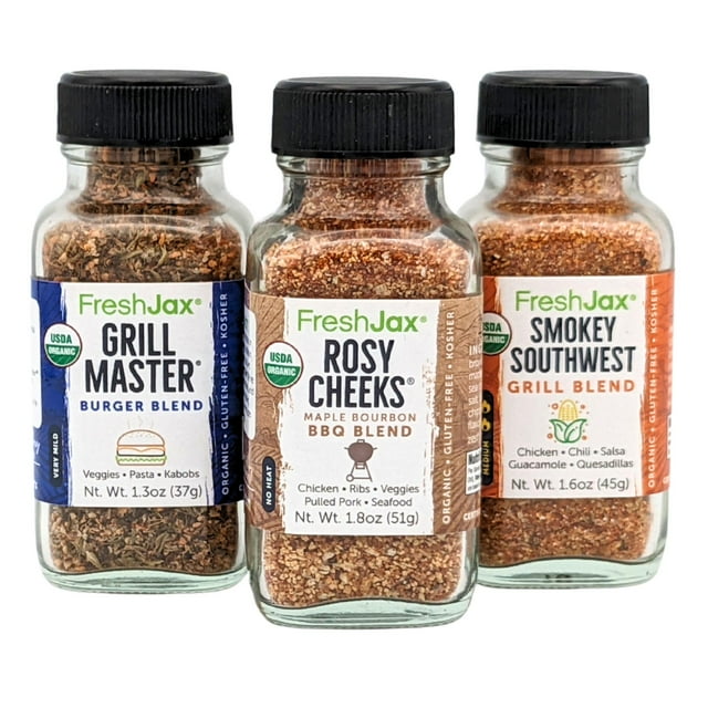 FreshJax Beef Seasoning Gift Set | Pack of 3 Organic Spice Set ...