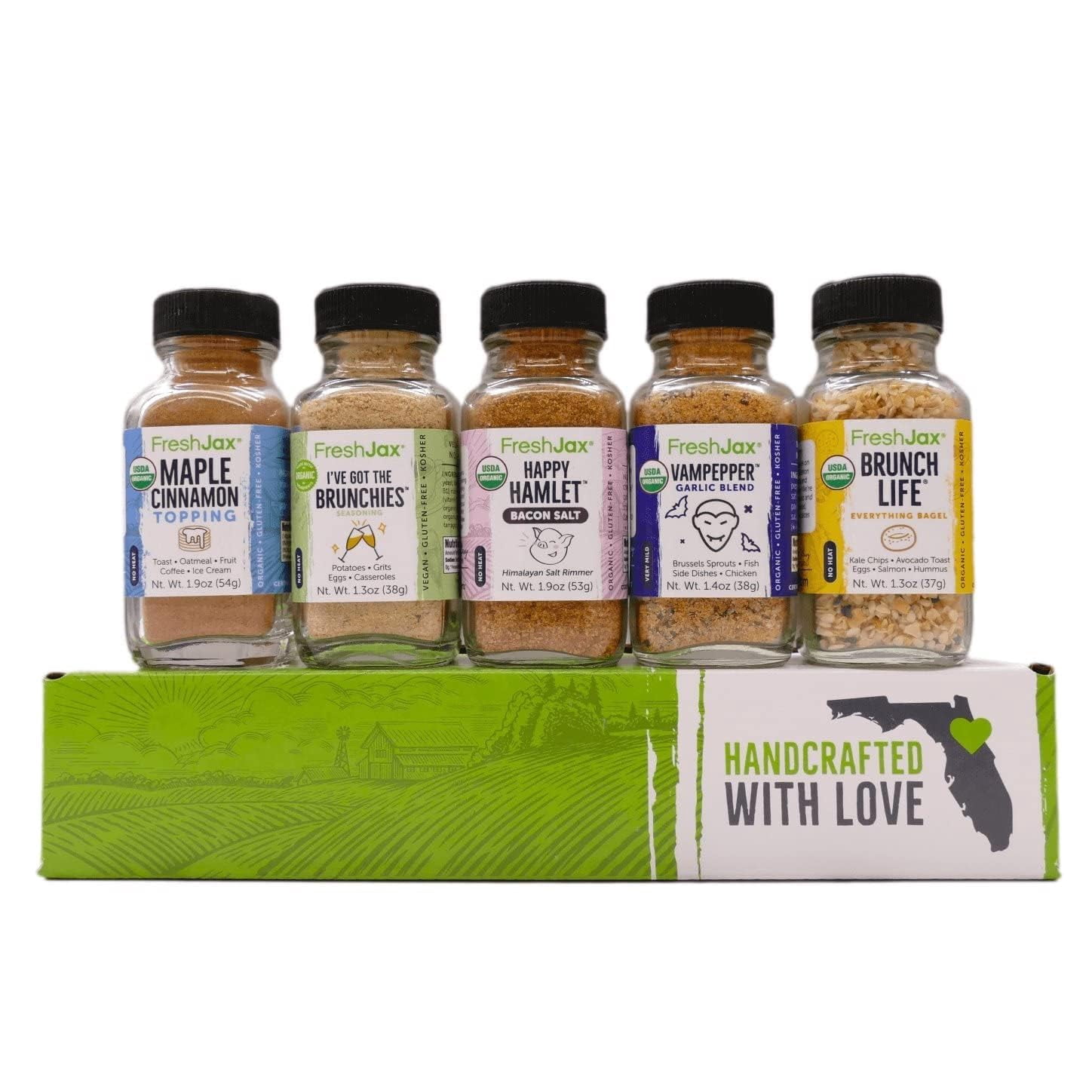 FreshJax Breakfast Seasoning Gift KEF16 Set | Pack of Breakfast Spices ...
