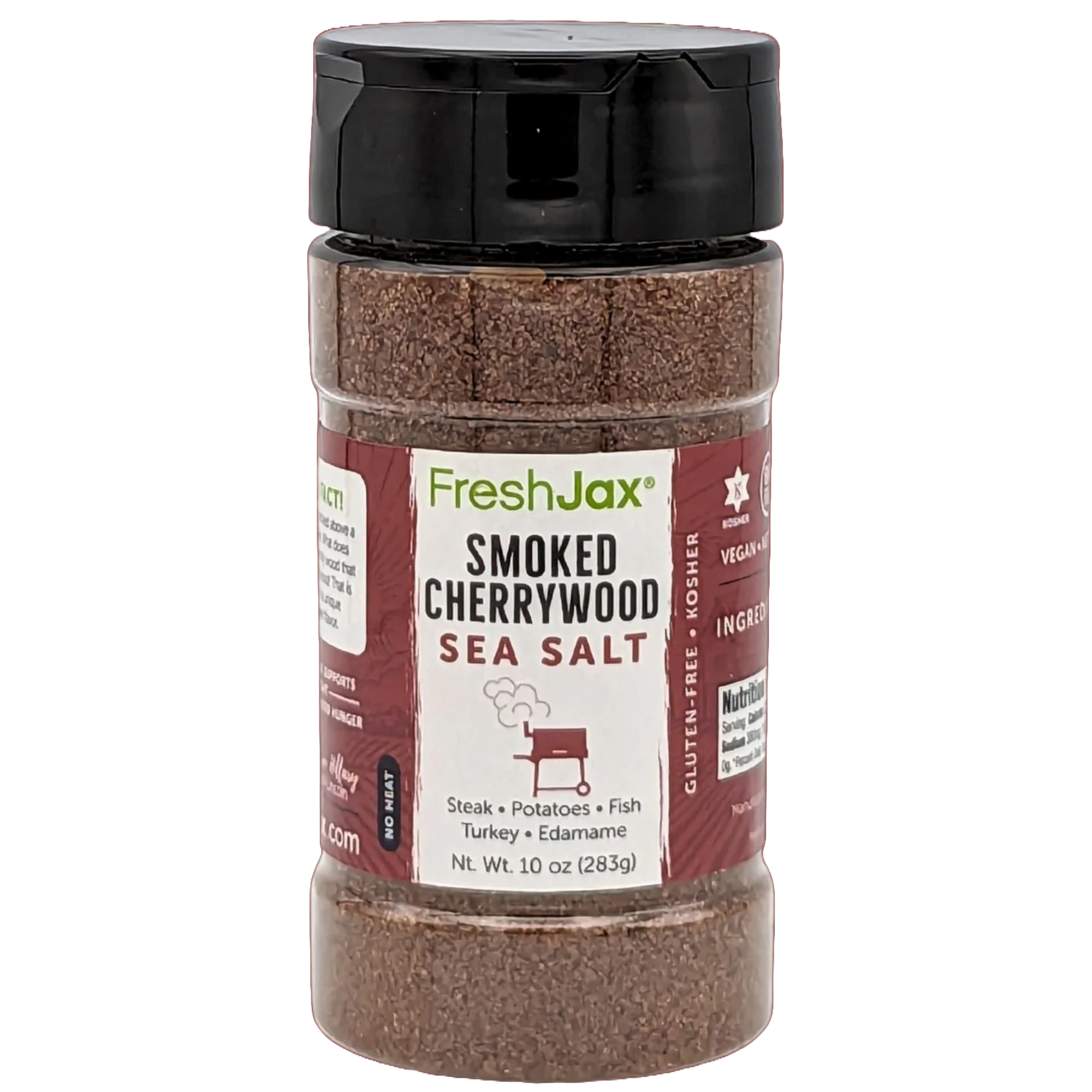 FreshJax Smoked Cherrywood Seasoned Sea Salt - 10oz Bottle | Non GMO ...