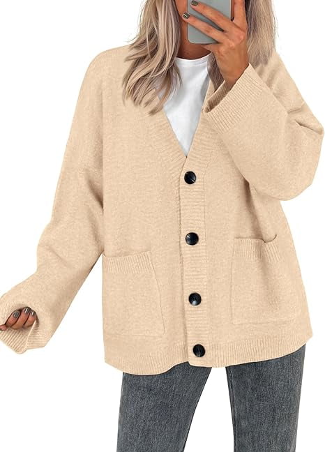 FreshPretty Fall Fashion Button Down Cardigan Sweaters for Women Trendy ...