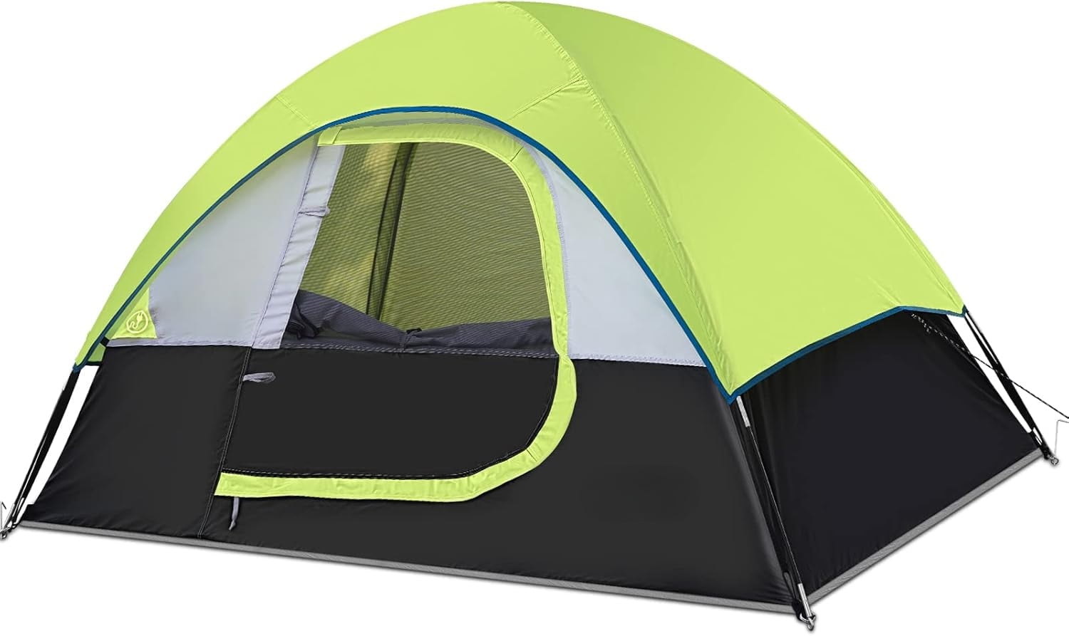 FreshVille Camping Tent 2 Person, Waterproof Windproof Tent with ...