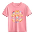 Freshbabe Kids Crewneck Short Sleeve T-Shirt, Cute Graphic Tee, Soft ...