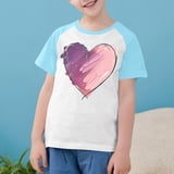 Freshbabe Kids Raglan Crewneck T-Shirt, Black Sleeve Color Block Casual ...
