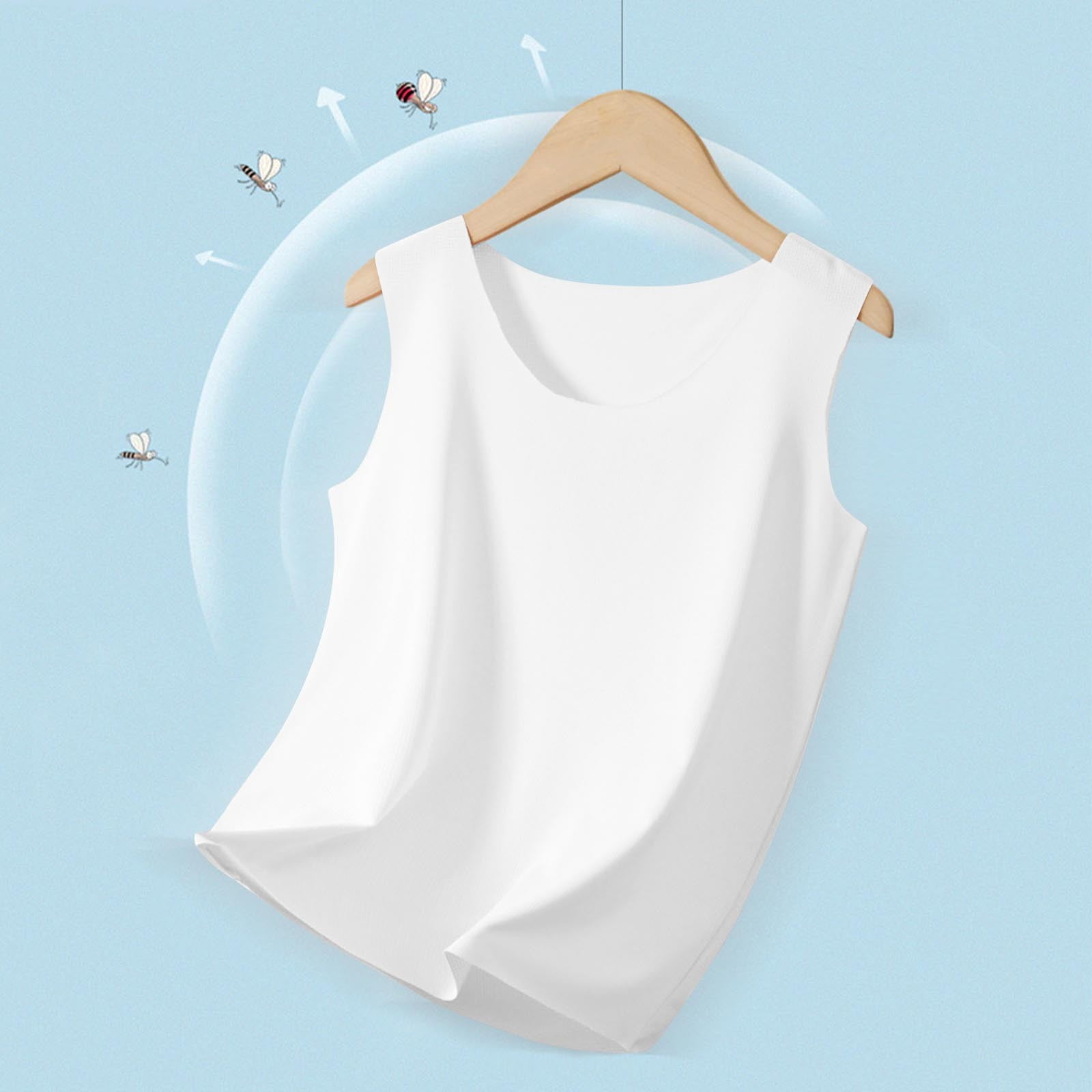 Freshbabe Kids Seamless Breathable Tank Tops, Soft Sleeveless ...