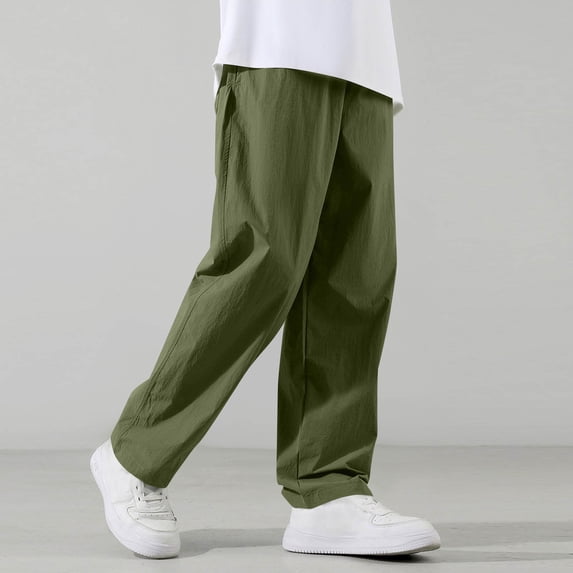 Freshbabe Kids Solid Quick Dry Casual Pants Elastic Waist Loose ...