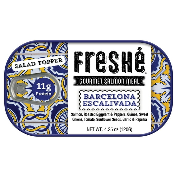 Freshe Barcelon Escalivada, Gourmet Salmon Meal, 4.25 Ounce Can - Walmart.com