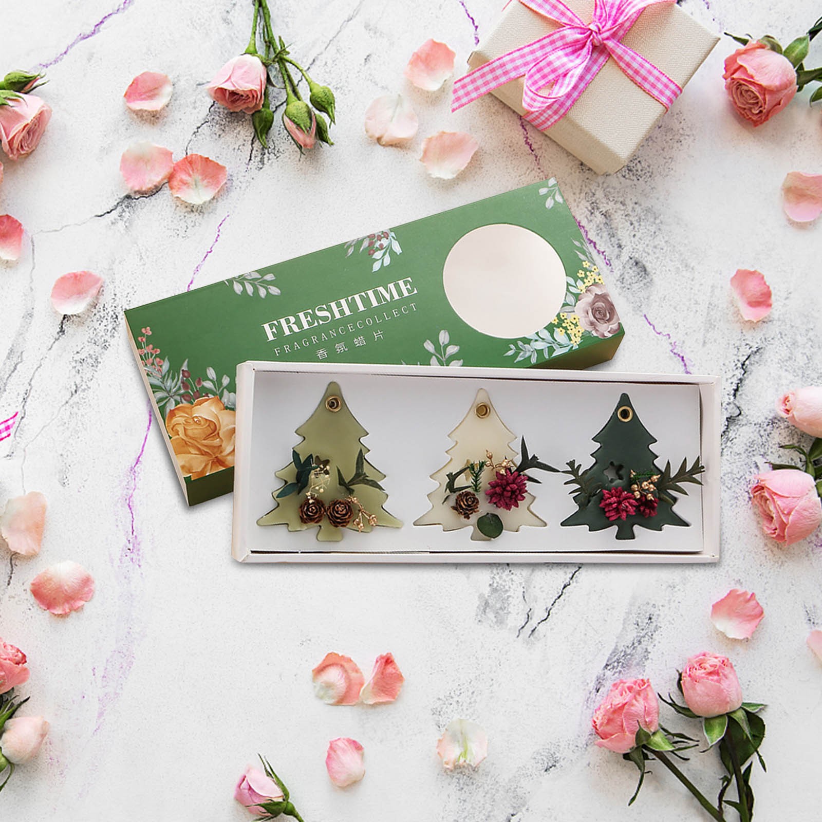 Freshener Dry Flower Scented Wax Piece Solid Beeswax Tablet Fresh Wax ...