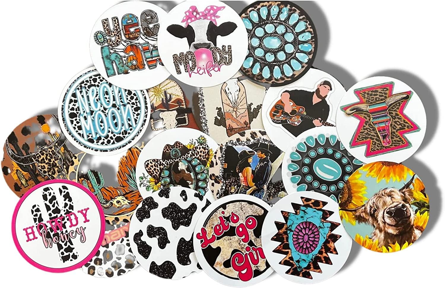 Freshie Cardstock Cutouts Rounds 2 inch for Freshies Random Mix 32 pk ...