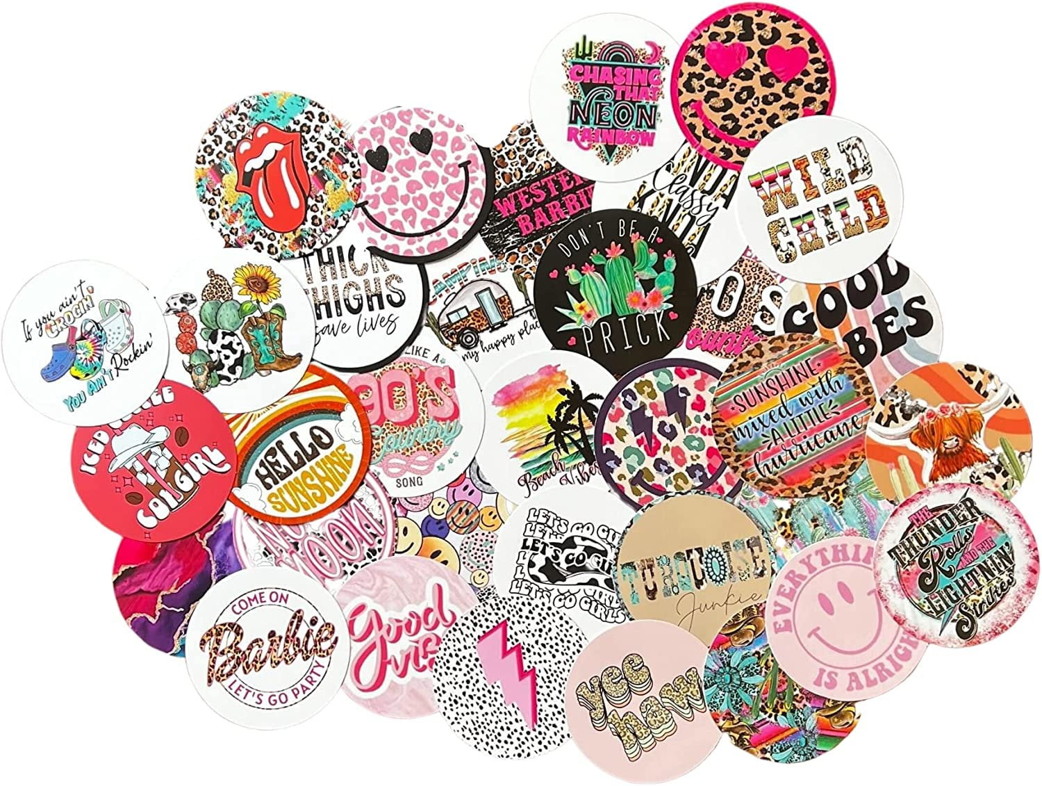 Freshie Cardstock Cutouts Rounds 3 inch for Freshies Random Mix 32 pk ...