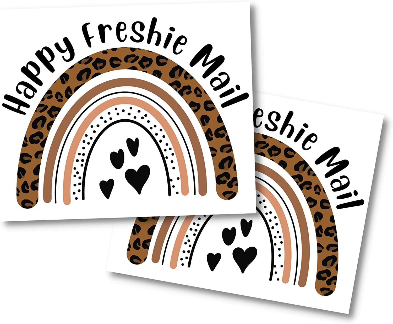 Freshie Sticker Smells Like Freshie Mail Care Instructions Leopard ...