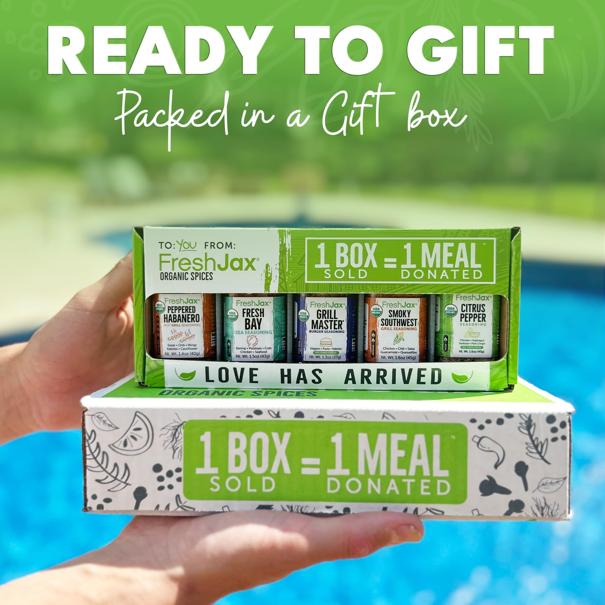 Freshjax International Spices SCH4 Gift Set | 5 Sampler Sized Organic ...