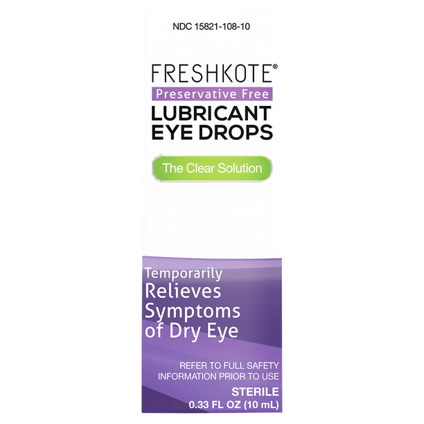 Freshkote (PF) Preservative Free Eye Drops (Multidose Bottle) - Walmart ...