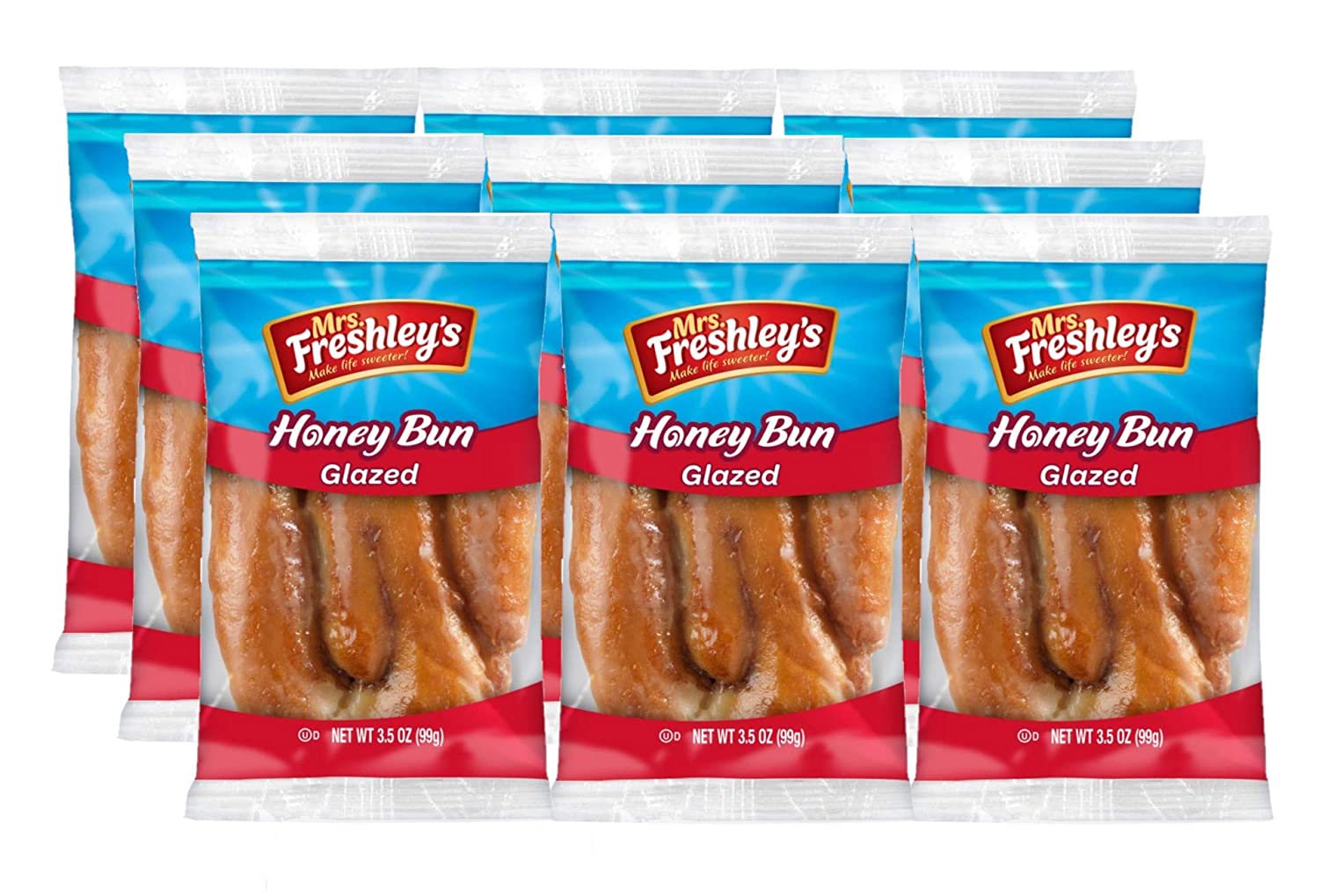 Freshley's Buns (Pack of 9) - Walmart.com