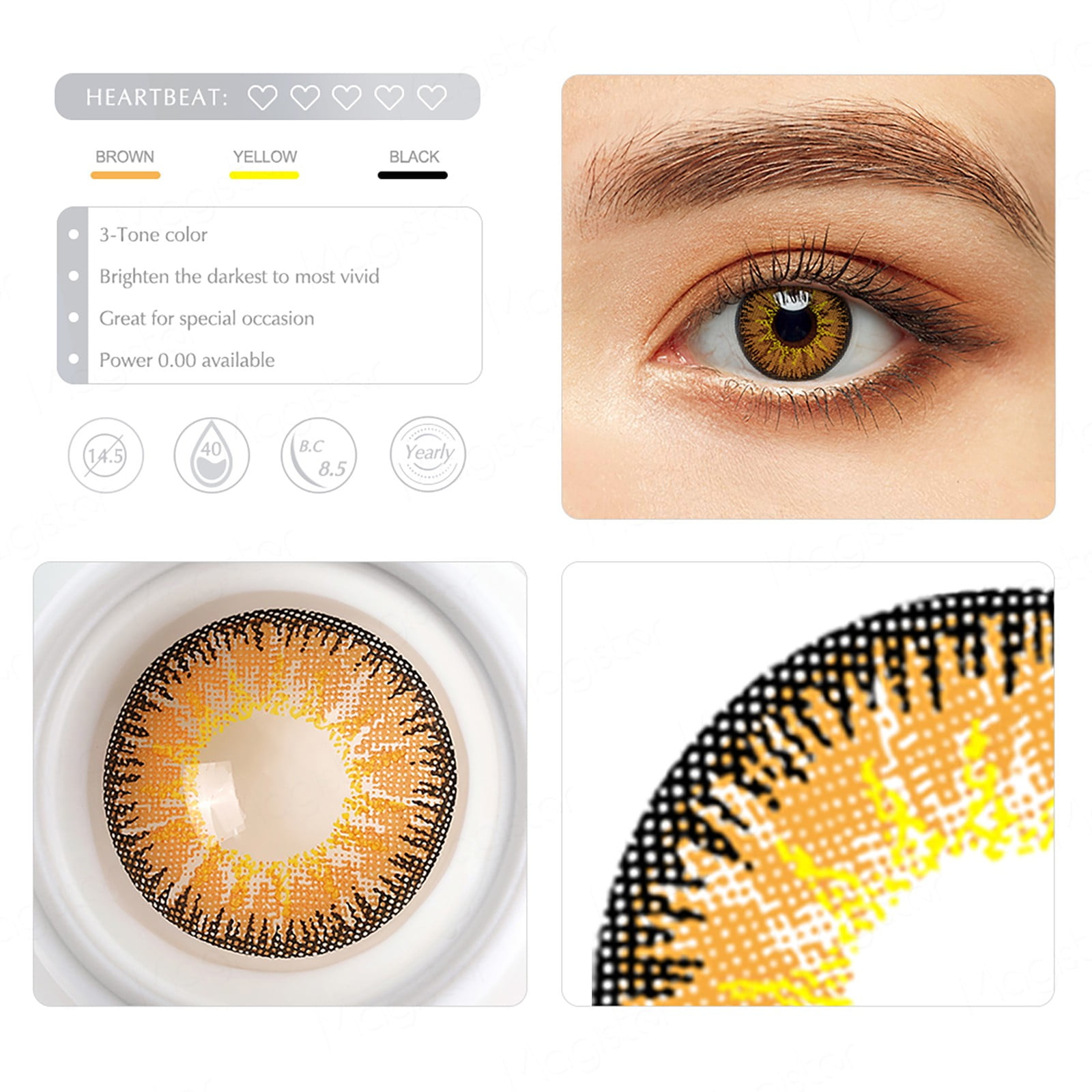 Freshlook colored contactsk Natural colored contact Lenses 1ml Party ...