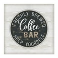 Freshly Brewed Coffee Bar Wall Sign 12x12 - Walmart.com