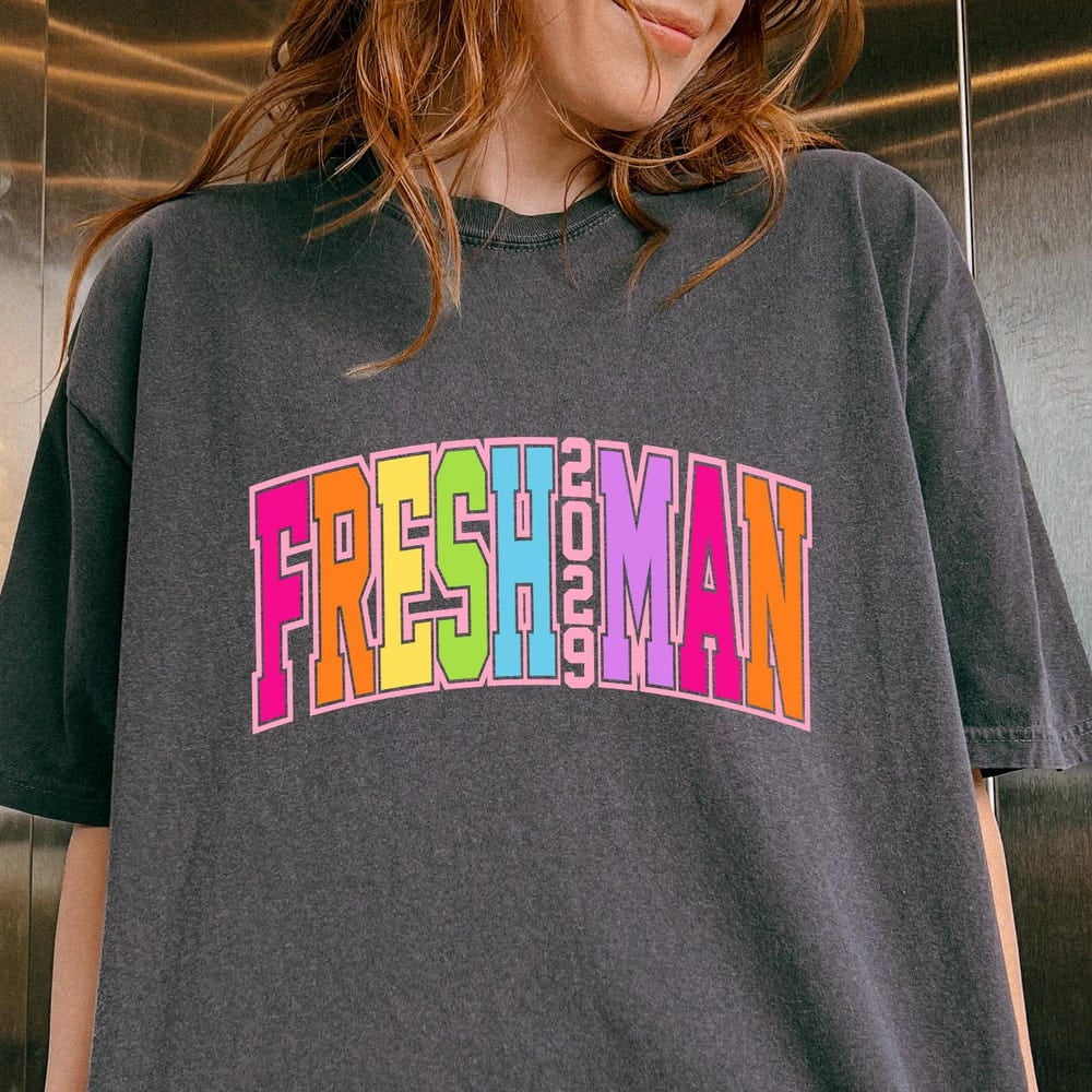 Freshman Shirt, Cute Preppy Graduation Tshirt, High School Freshman Tee ...