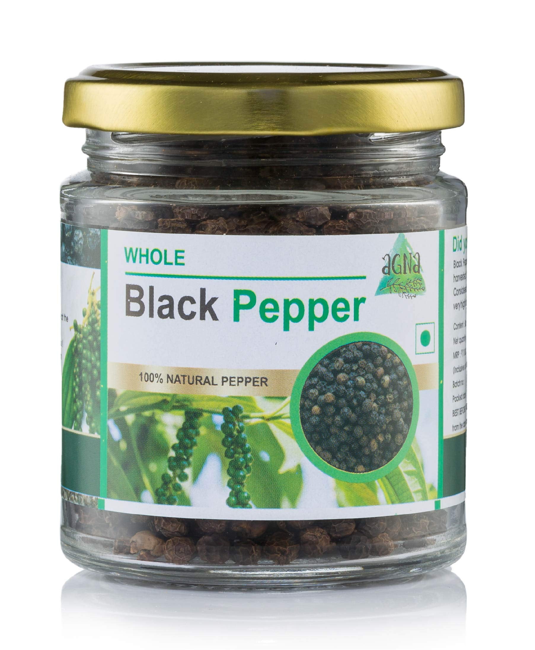 Freshmill Whole Black Pepper 100G, Large - Walmart.com