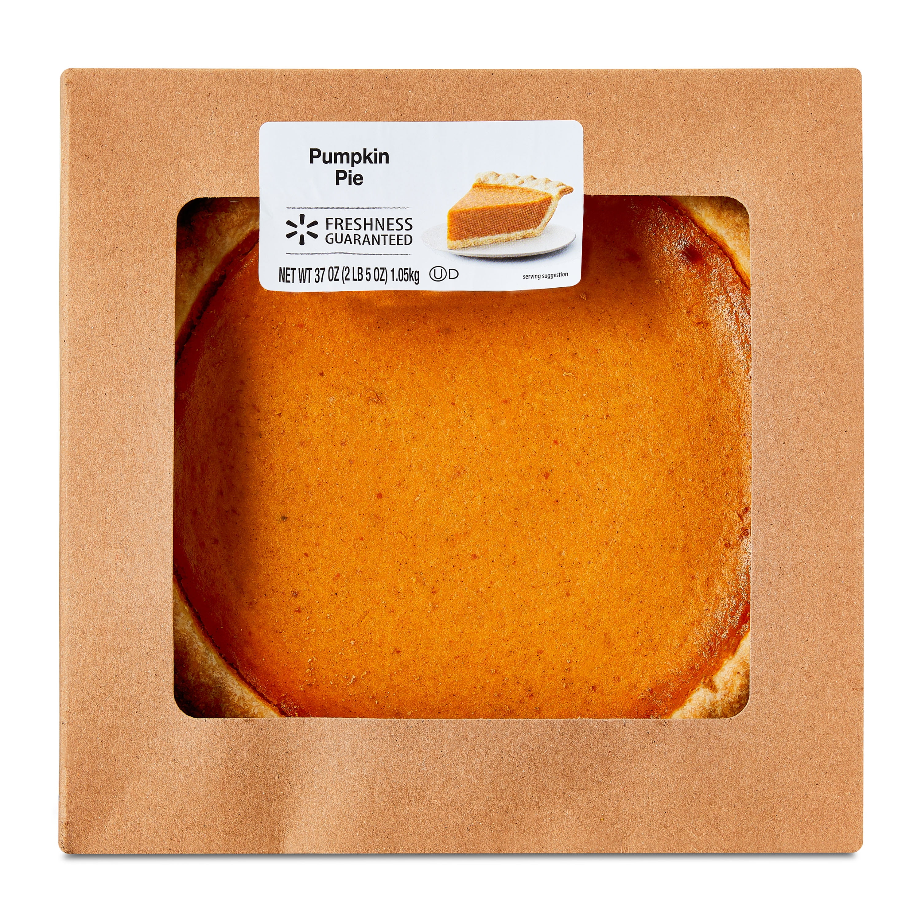 Freshness Guaranteed 10" Baked Pumpkin Pie, 37 oz Cardboard Box (Shelf ...