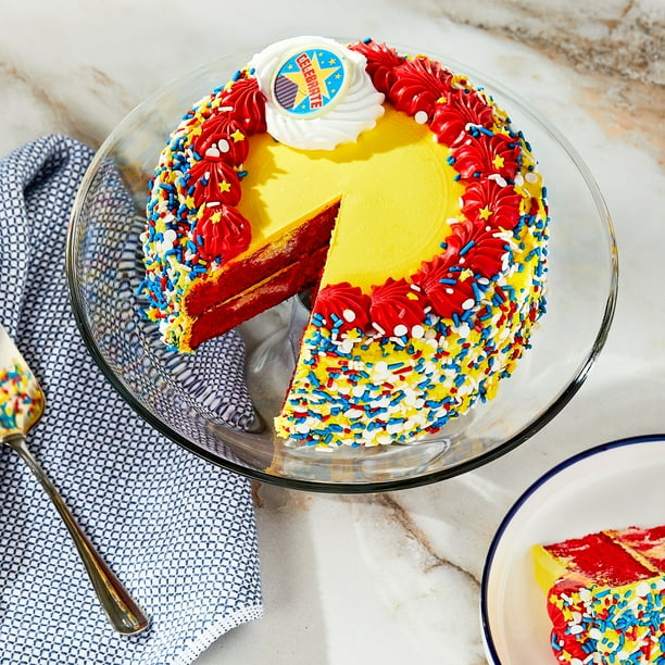 Freshness Guaranteed 7-inch Color Blast Celebrate Cake, 35oz, Marble ...