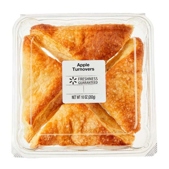 Freshness Guaranteed Apple Turnover Pastries, 10 oz, 4 Count, Flaky and ...
