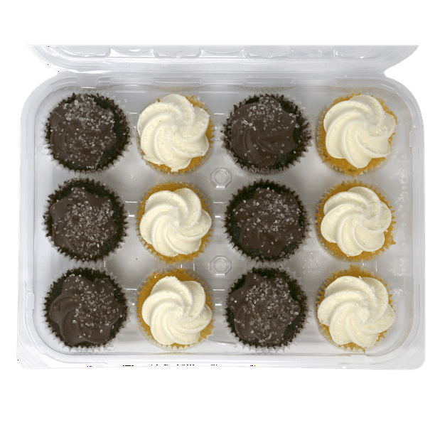 Freshness Guaranteed Assorted Mini Cupcakes, 10 oz, 12 Count - Walmart ...