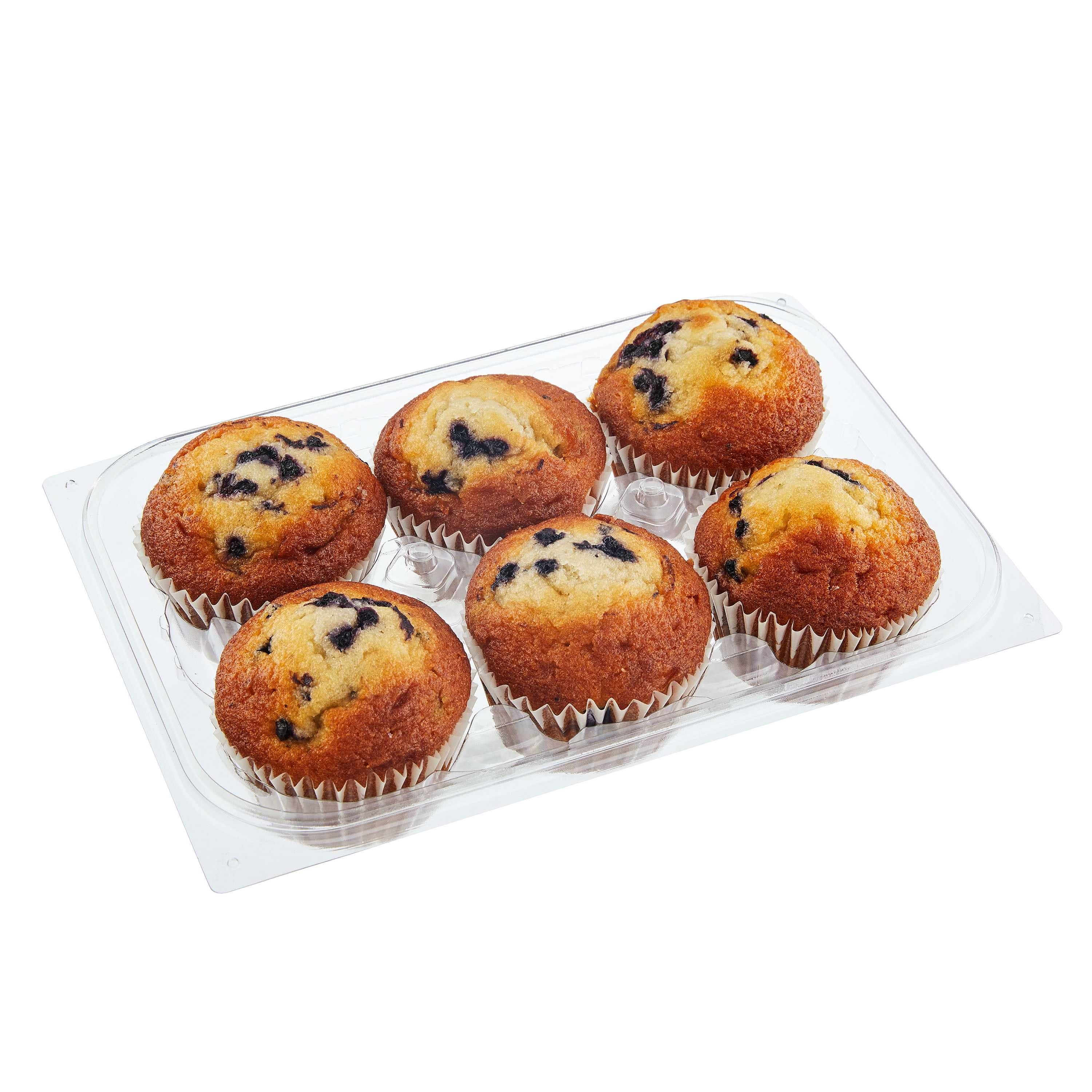 Freshness Guaranteed Blueberry Muffins, 13.5 oz Clamshell, 6 Count ...