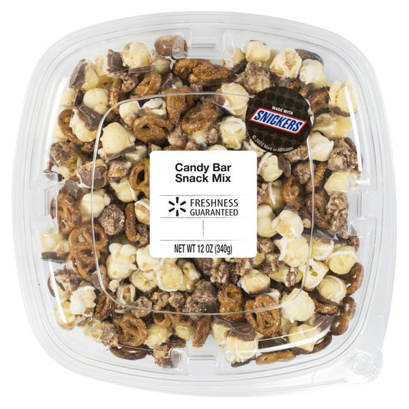 Freshness Guaranteed Candy Bar Snack Mix Bowl, Ready to Eat, 12 oz ...