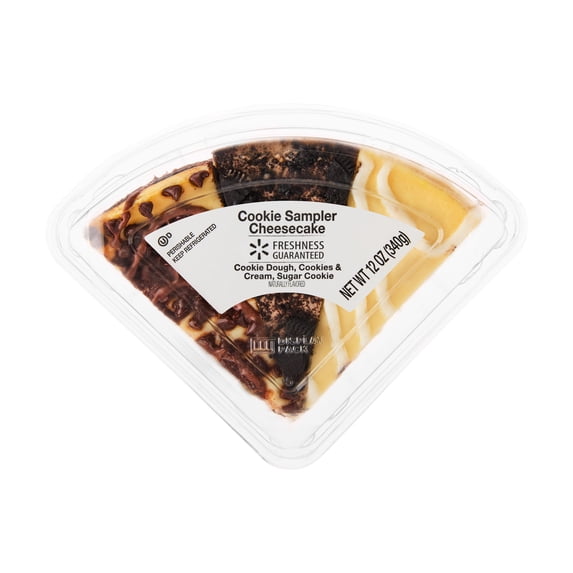 Freshness Guaranteed Cookie Variety Cheesecake Slices, 12 oz, 3 Count ...