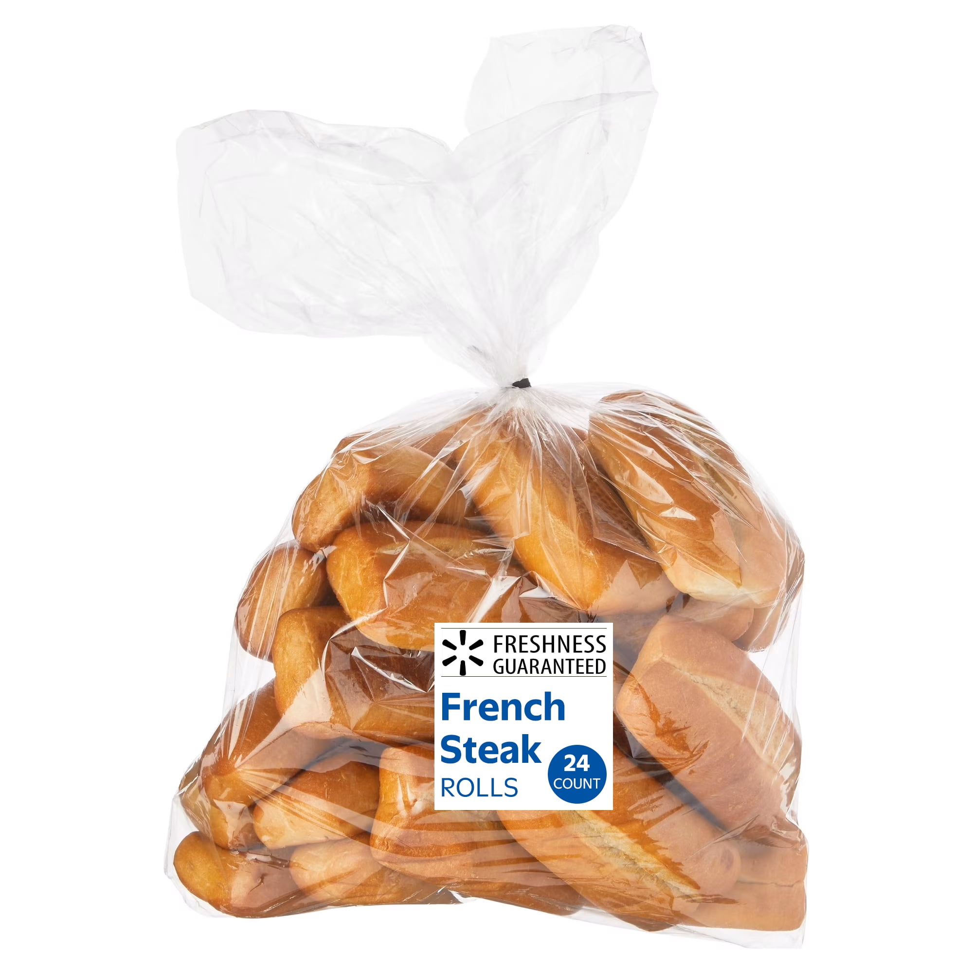 Freshness Guaranteed French Steak Rolls, 2 lb 7 oz, 24 Count, Baked ...