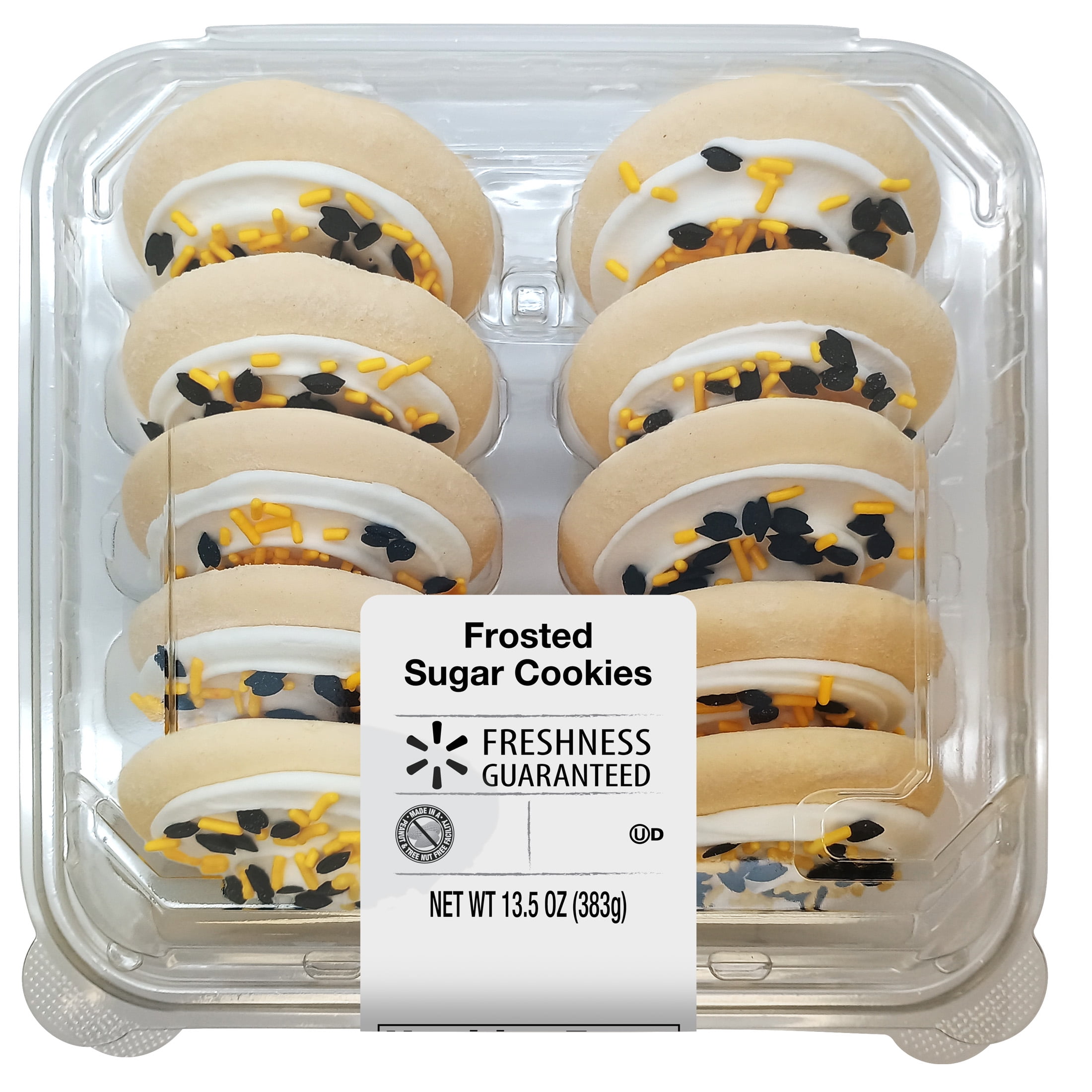 Freshness Guaranteed Frosted Sugar Cookie, Graduation Cookie, White ...