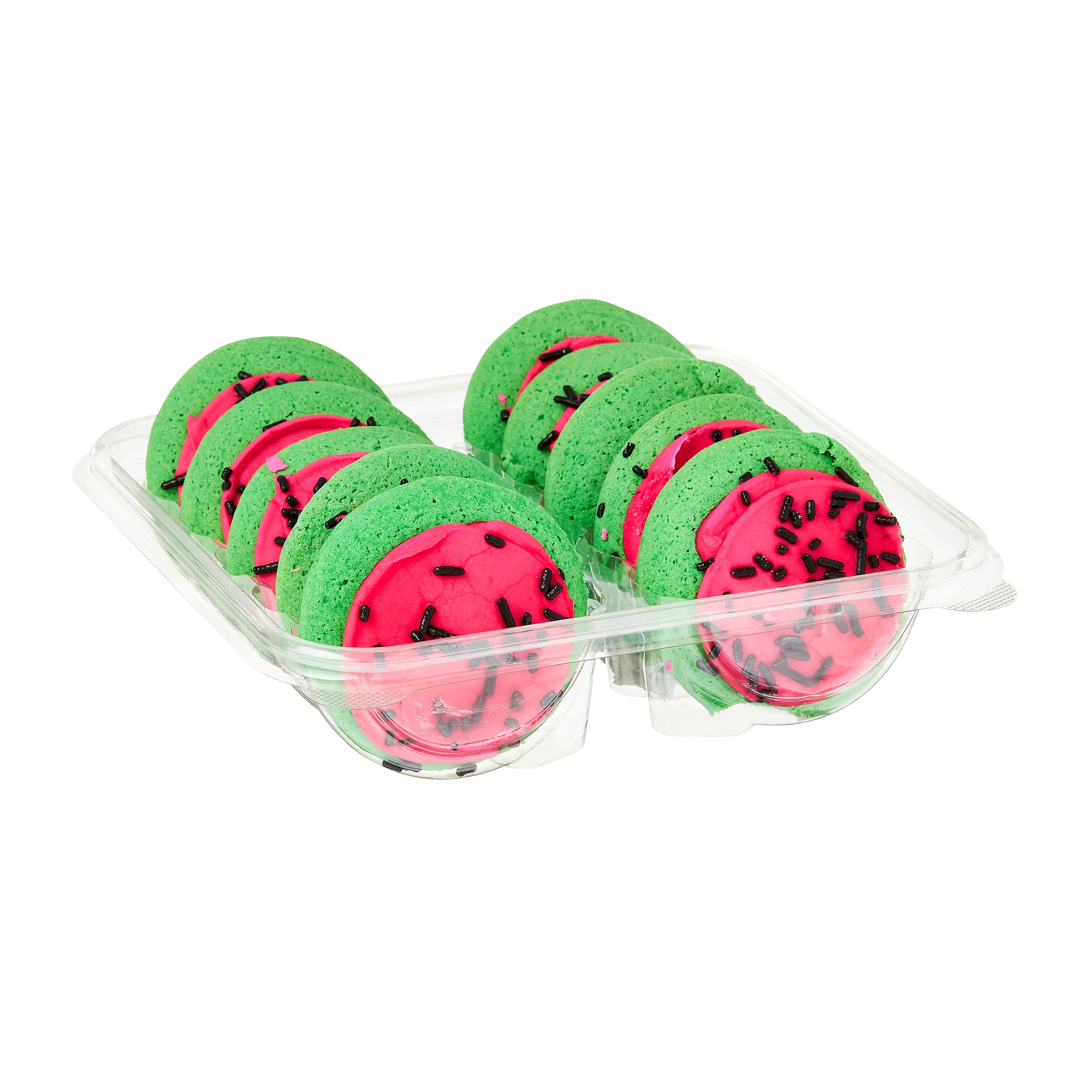 Freshness Guaranteed Pink Frosted Green Sugar Cookies, 13.5 oz, 10 ...