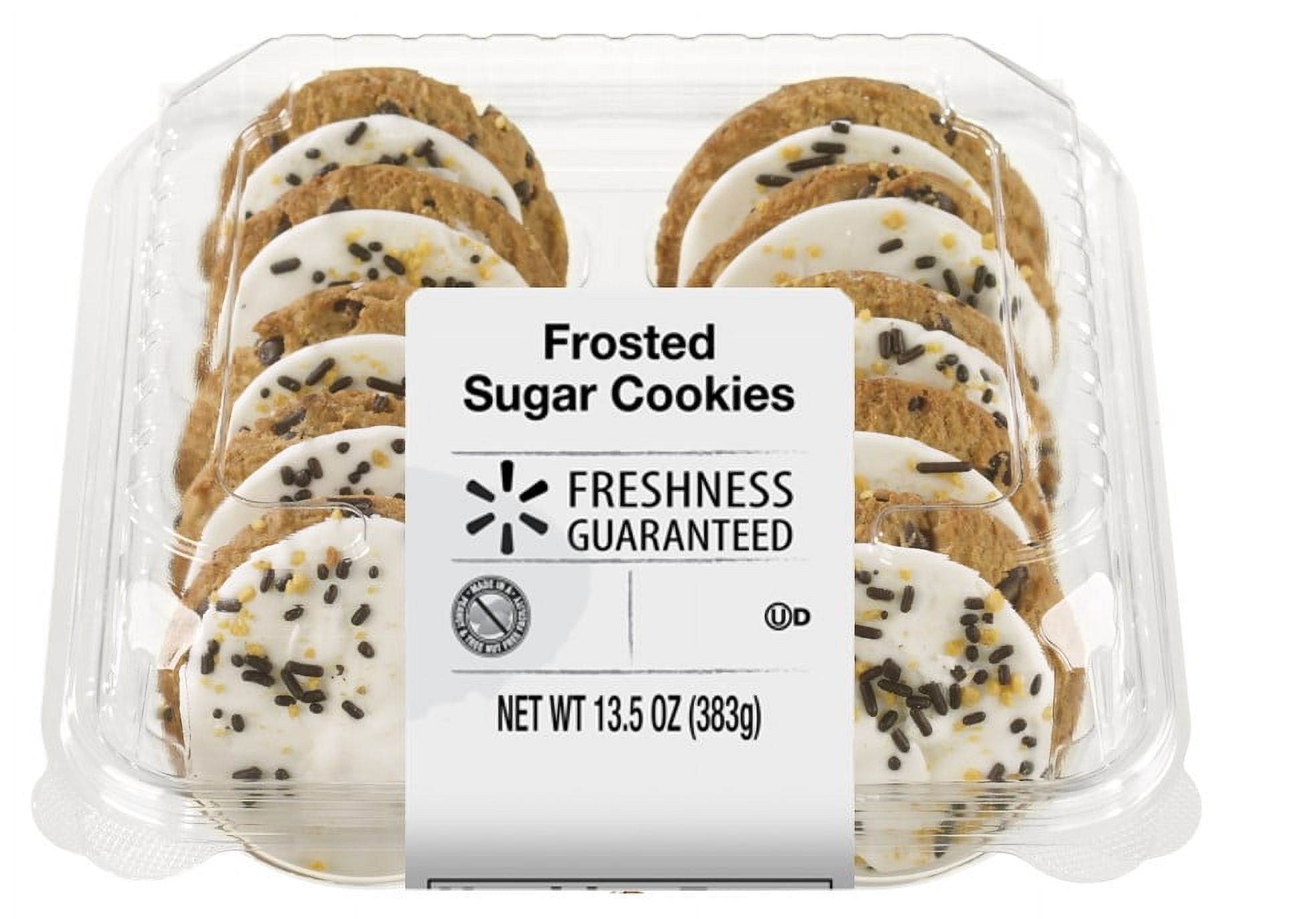 Freshness Guaranteed Frosted Sugar Cookies, S'Mores Flavored, White Frosting with Sprinkles ...