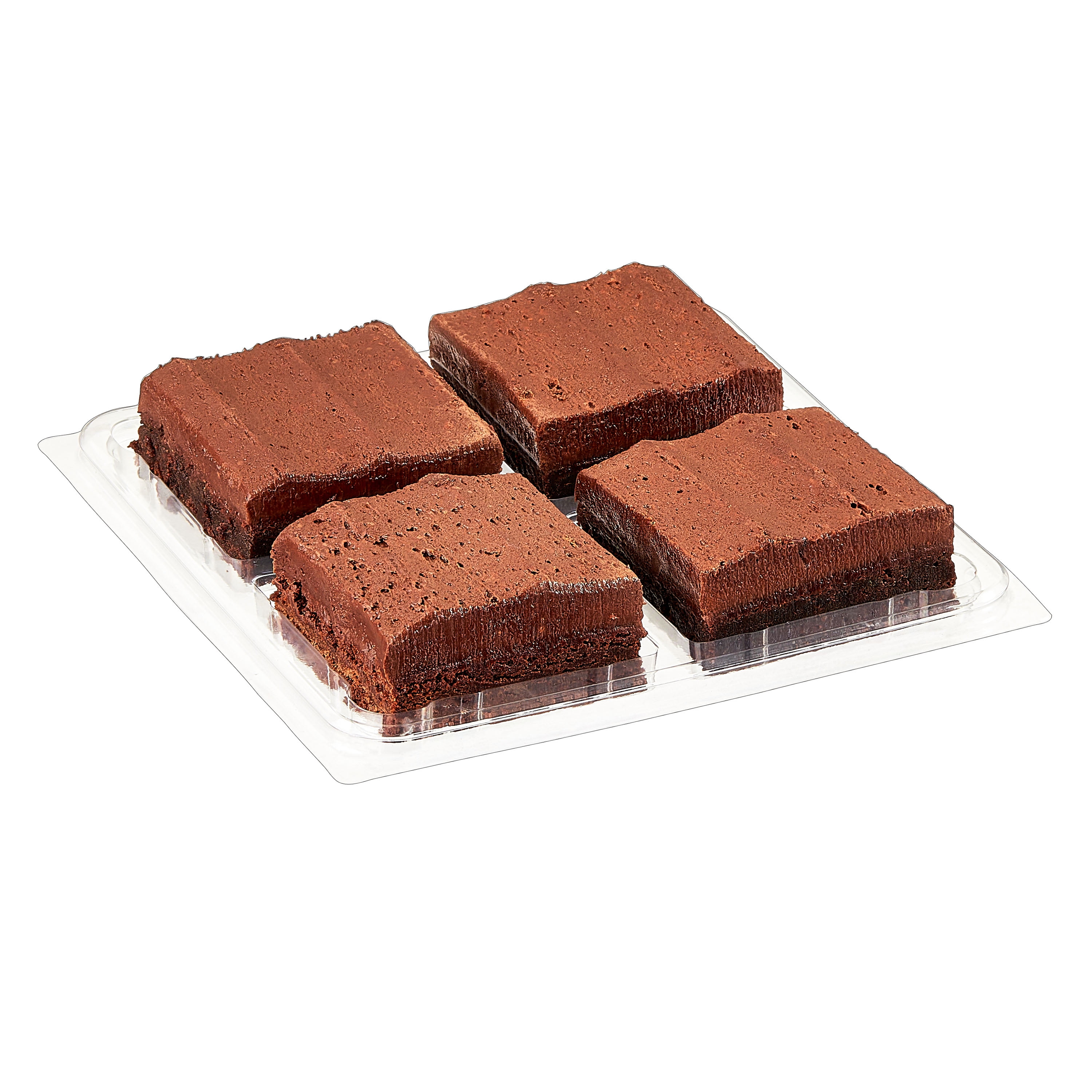 Freshness Guaranteed Fudge Brownies, 13 oz Clamshell, 4 Count (Shelf ...