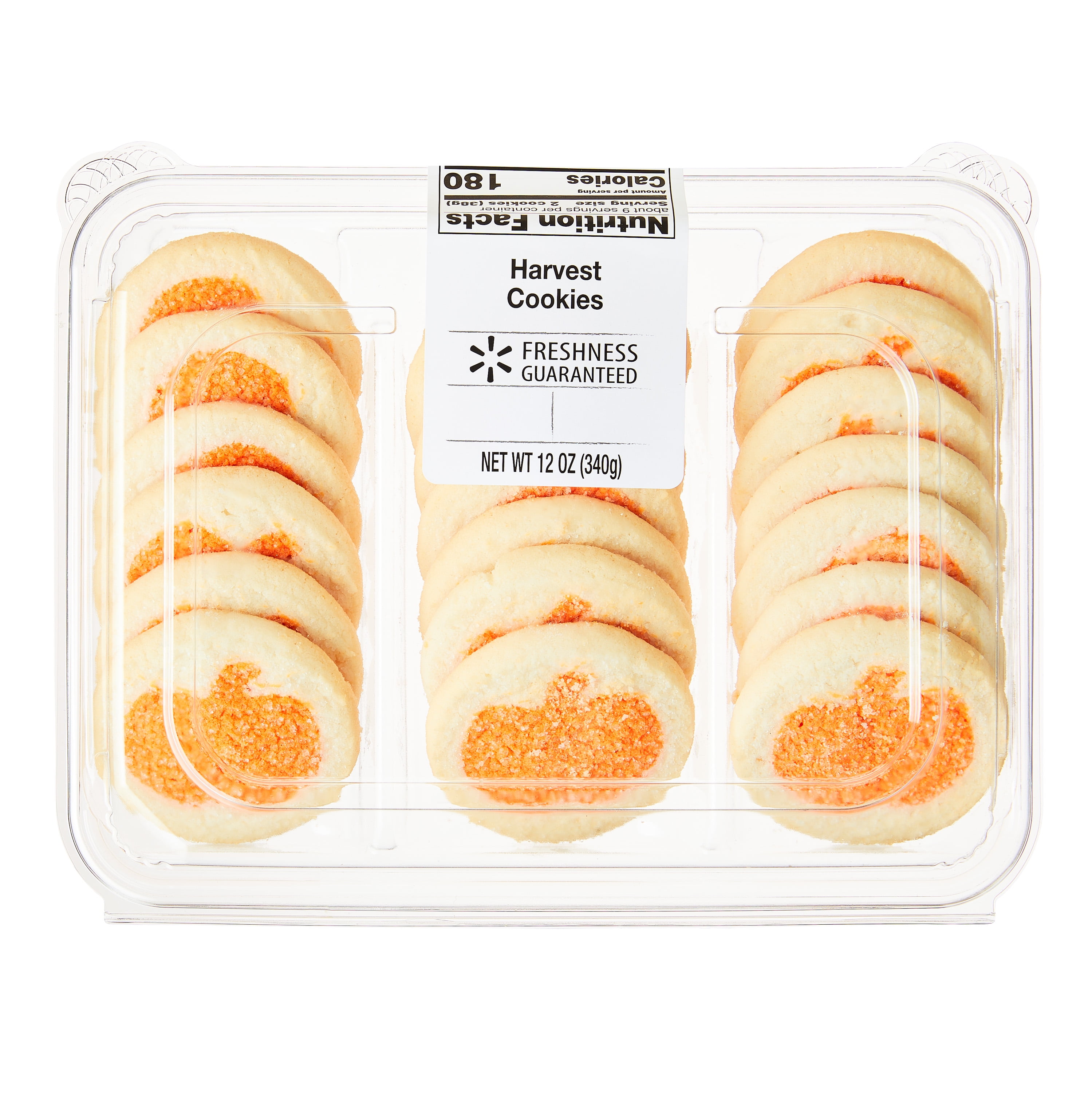 Freshness Guaranteed Harvest Shape Baked Cookies, 12 oz, 18 Count ...