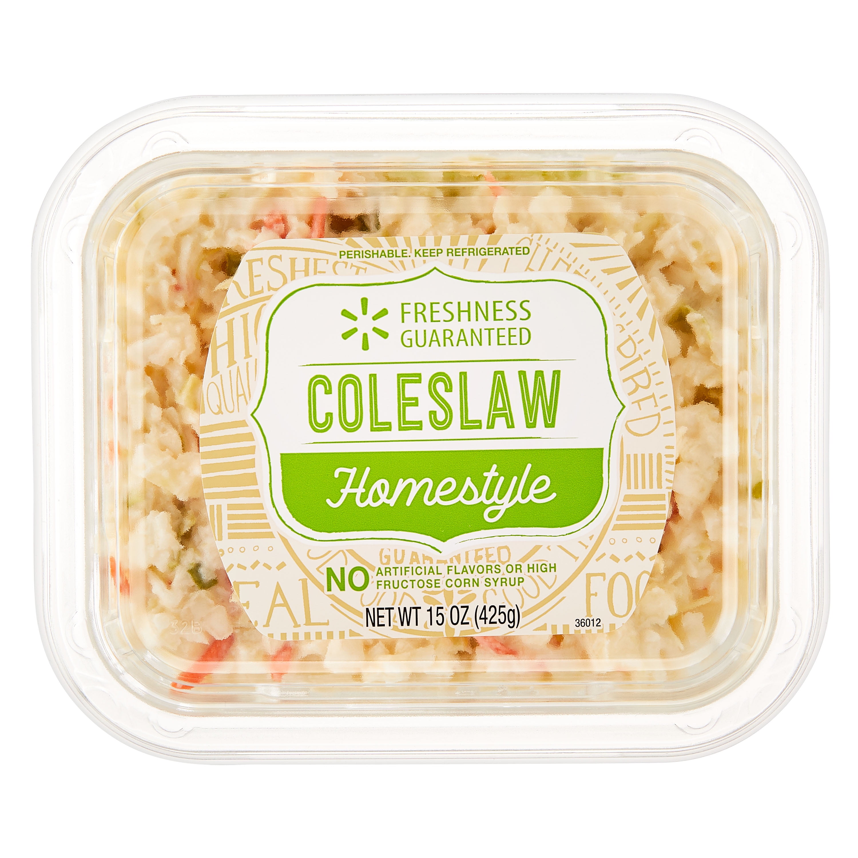 Freshness Guaranteed Homestyle Cole Slaw, 15 oz Small Tub (Refrigerated ...