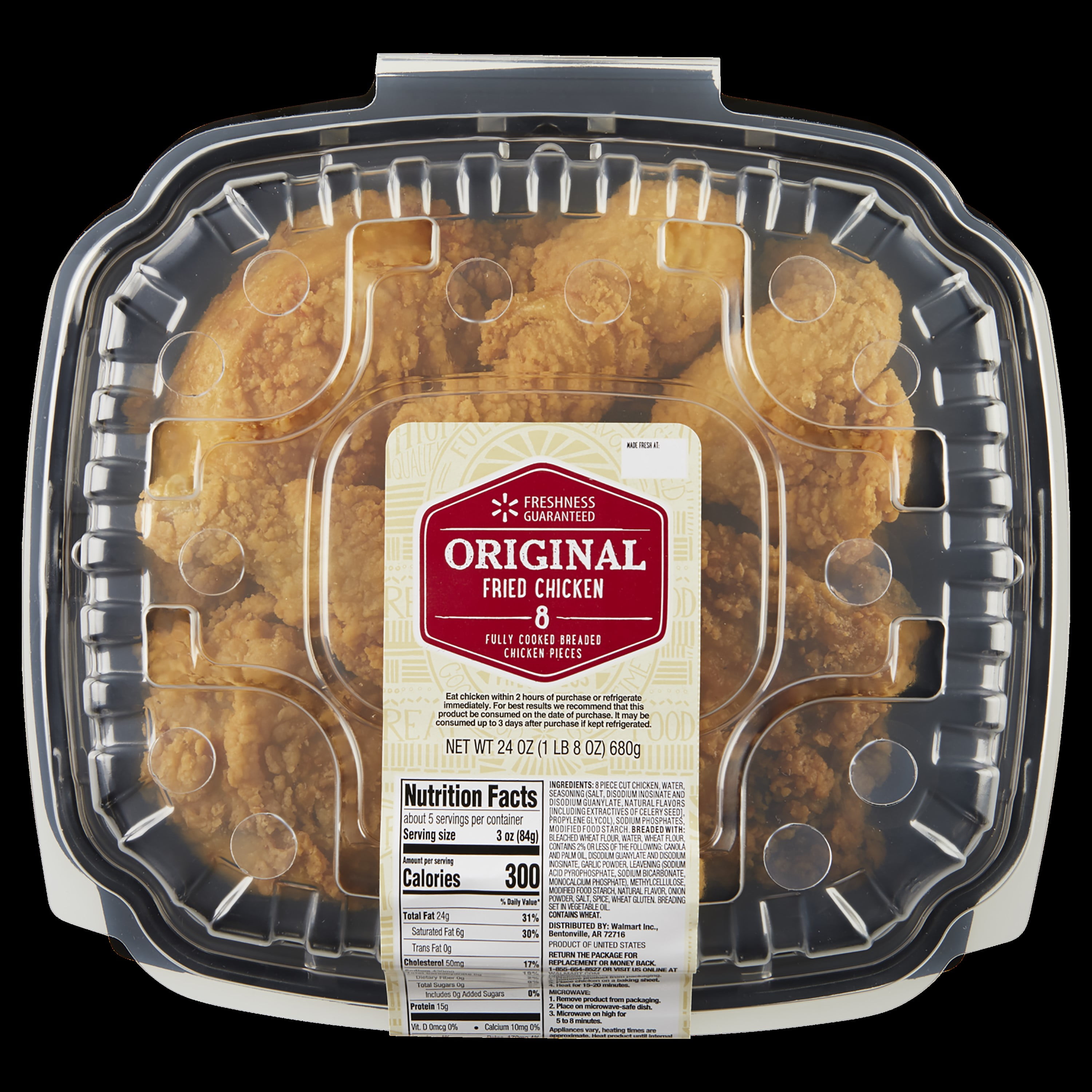 Freshness Guaranteed Hot, Fresh, Ready-to-Eat Original Fried Chicken ...