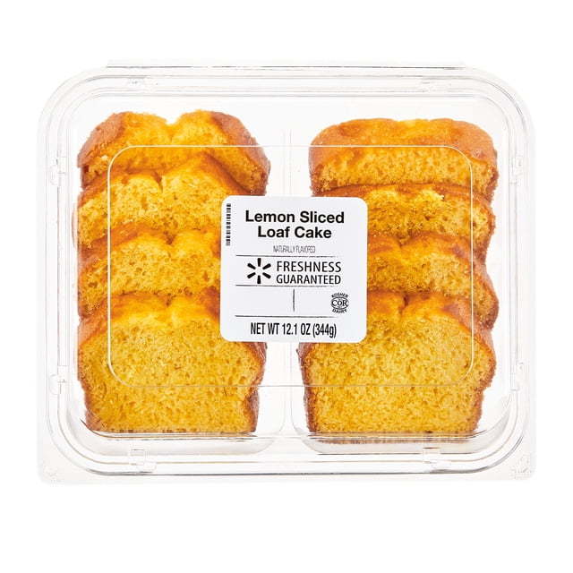 Freshness Guaranteed Sliced Lemon Cake, 12 oz, 8 Count - Walmart ...