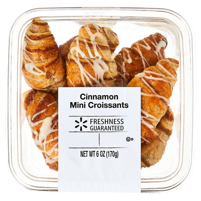 Freshness Guaranteed Mini Cinnamon Croissants, 6 oz, 8 Count - Walmart ...