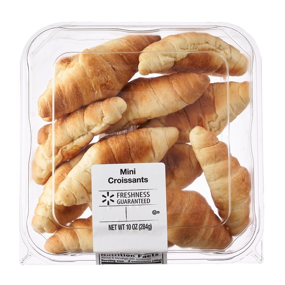 Freshness Guaranteed Mini Croissants 10 oz 12 Count Soft Baked Shelf ...
