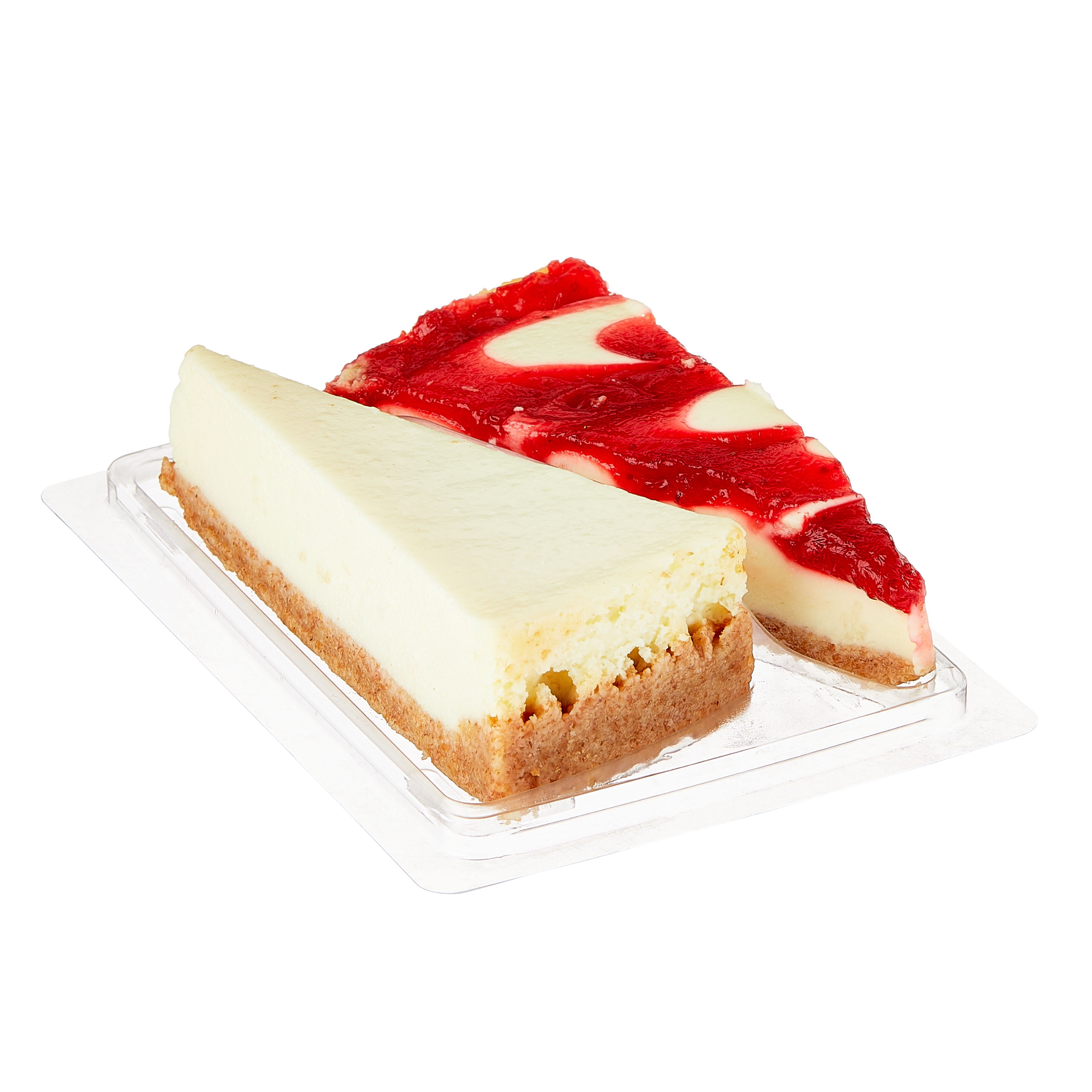 Freshness Guaranteed New York & Strawberry Cheesecakes, 6 oz, 2 Count ...