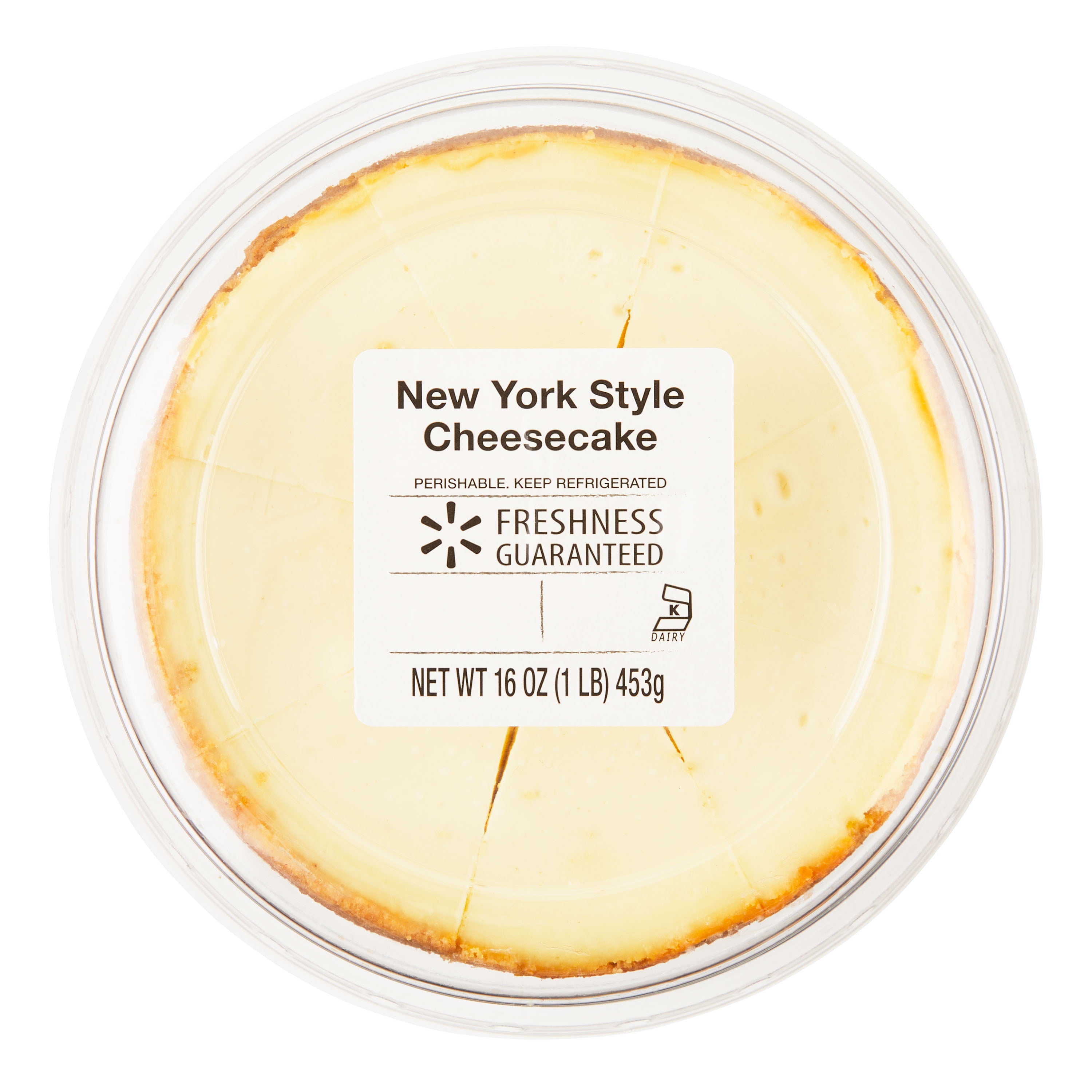 Freshness Guaranteed New York Style Cheesecake, 16 oz - Walmart.com