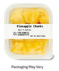 Freshness Guaranteed Pineapple Chunks, 10 oz - Walmart Business Supplies
