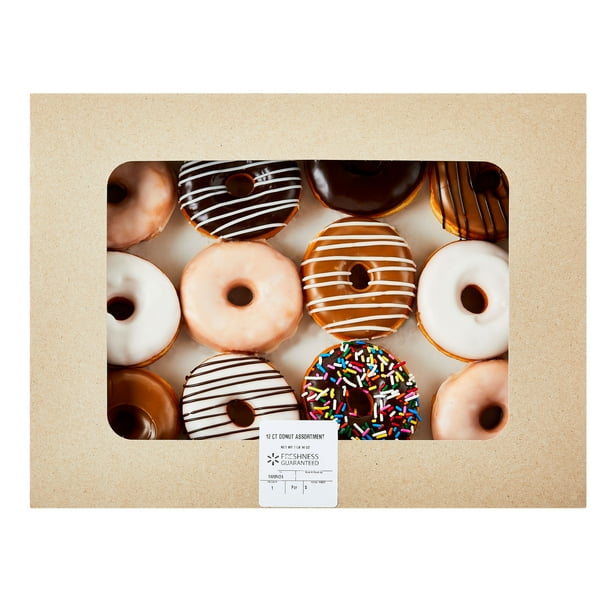 Freshness Guaranteed Regular Assorted Ring Donuts, 12 oz, 12 Count - Walmart Business Supplies