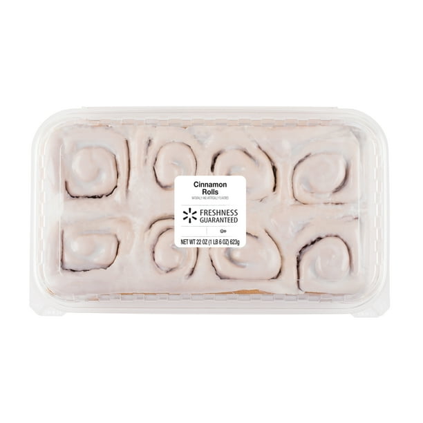 Freshness Guaranteed Regular Cinnamon Rolls, 22 oz Clam Shell, Shelf ...