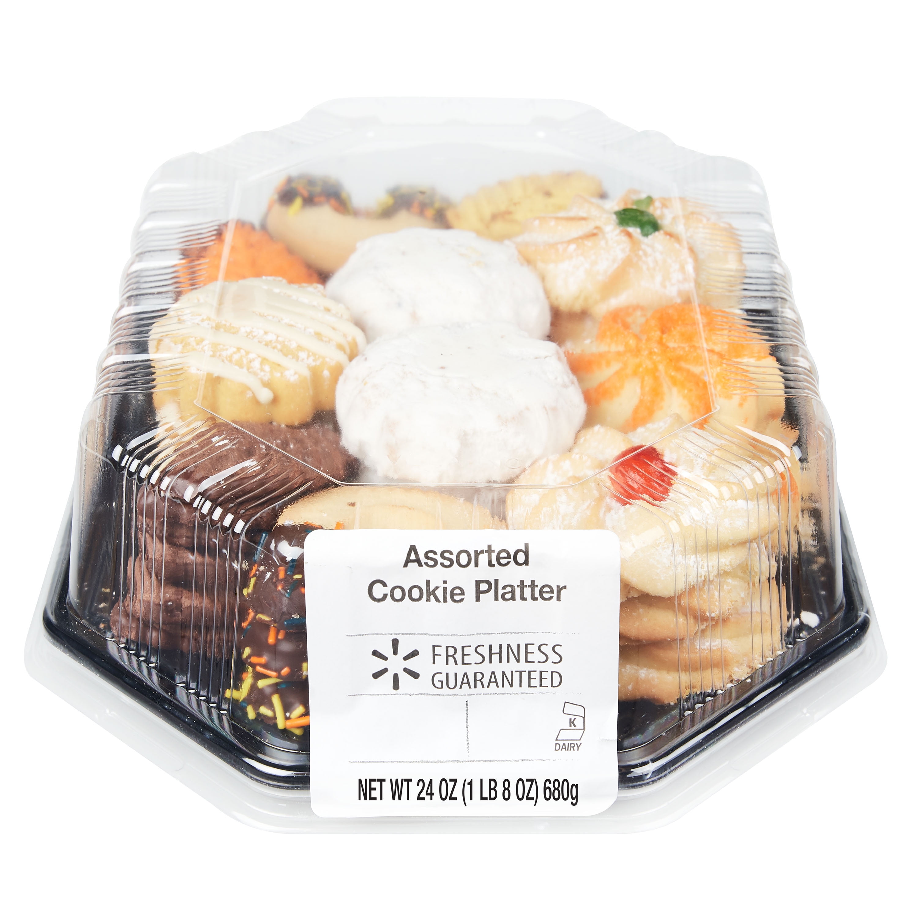 Freshness Guaranteed Shelf-Stable Assorted Cookie Platter, 24 oz, 36 ...