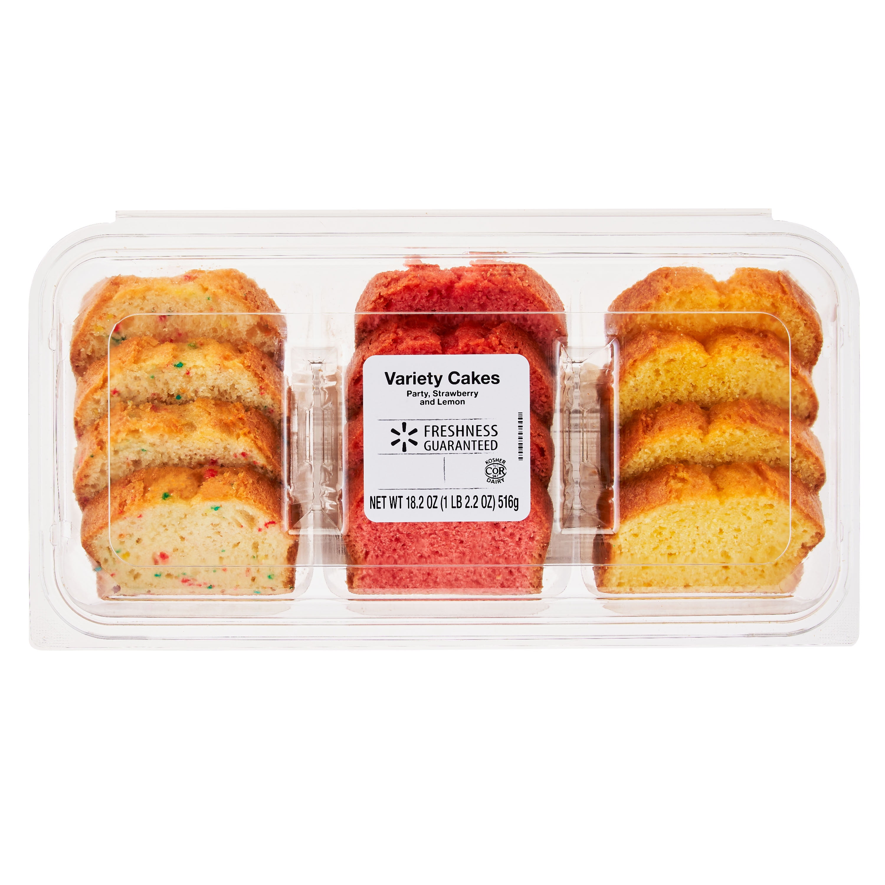 Freshness Guaranteed Spring Variety Sliced Cake, 18 oz, 12 Count ...