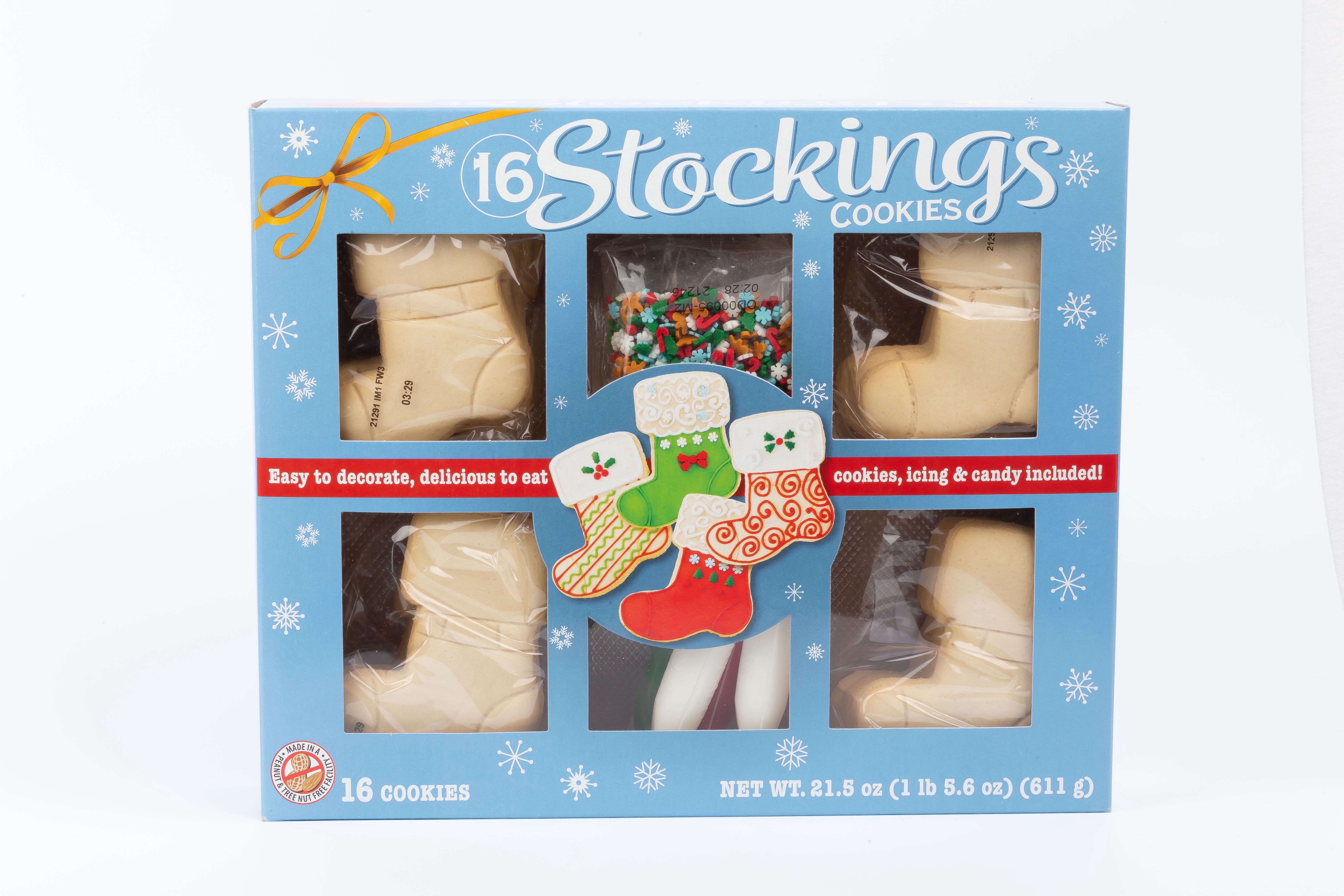 Freshness Guaranteed Stocking Vanilla Cookie Kit, 21.5 oz, 16 Count ...