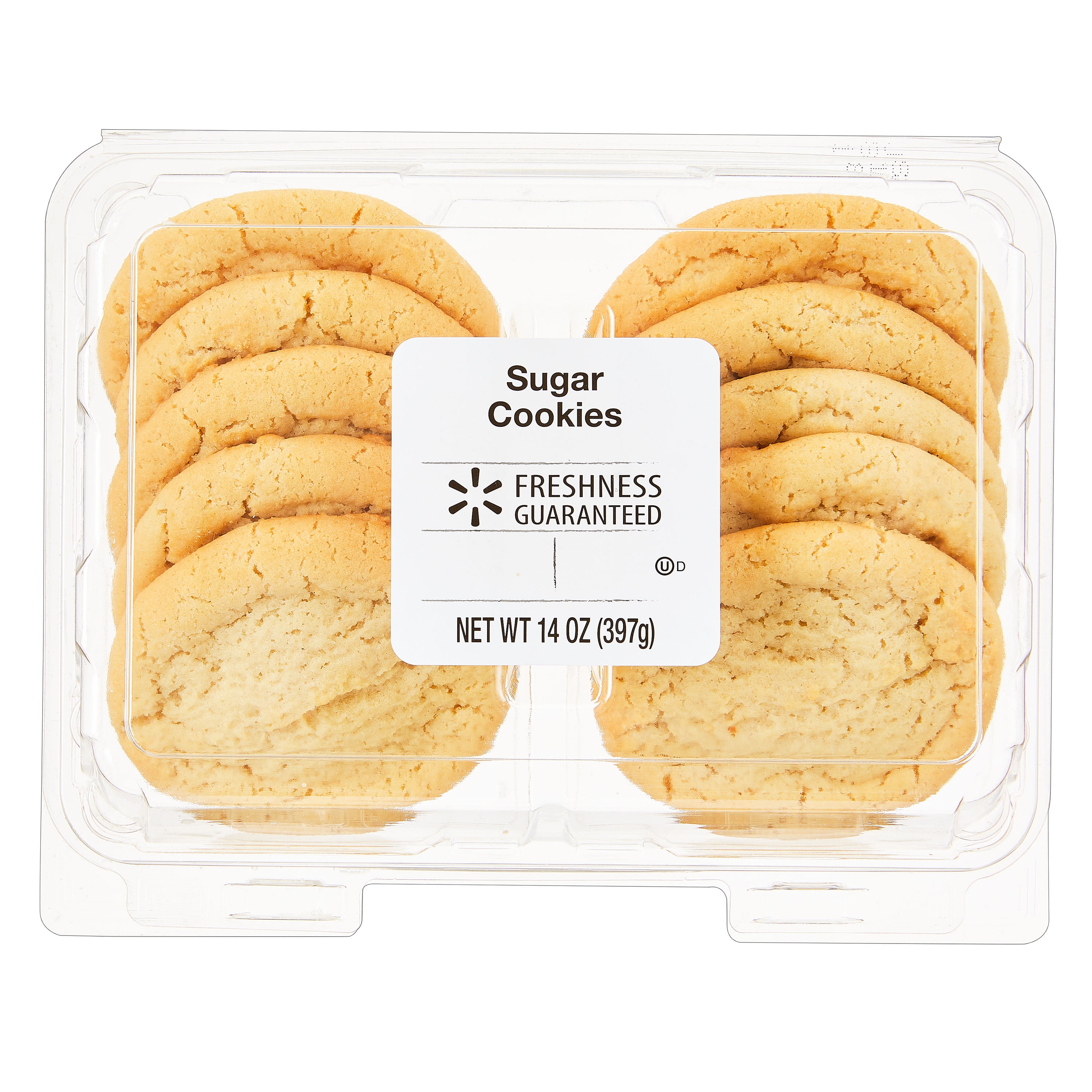 Freshness Guaranteed Fresh Made Sugar Cookies, Baked Desserts, 14 oz, 10 Count - Walmart.com