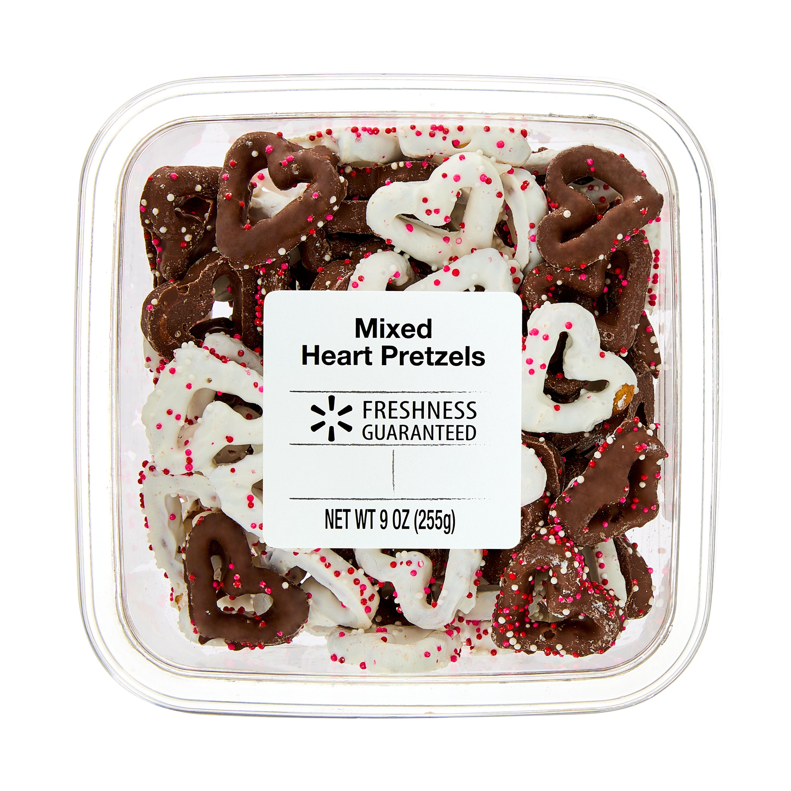 Freshness Guaranteed Valentine's Day Dipped Mixed Heart Pretzels, 9 oz ...